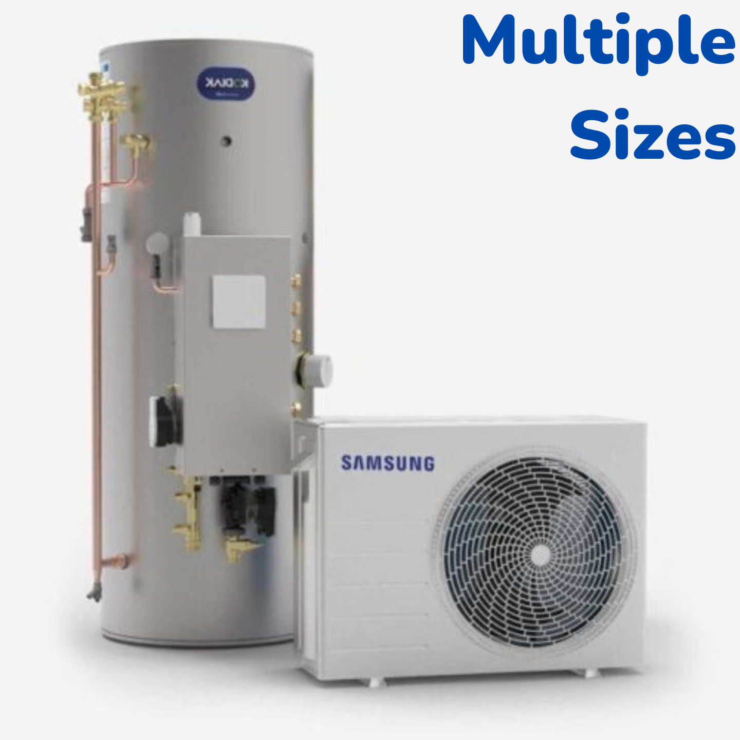 Samsung 5kw R32 Monobloc Heat Pump + Joule Kodiak Pre Plumbed Cylinder ...