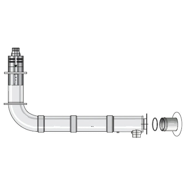 Grant High Level Balanced Flue Kit - HLK015090 – Plumbing Giant